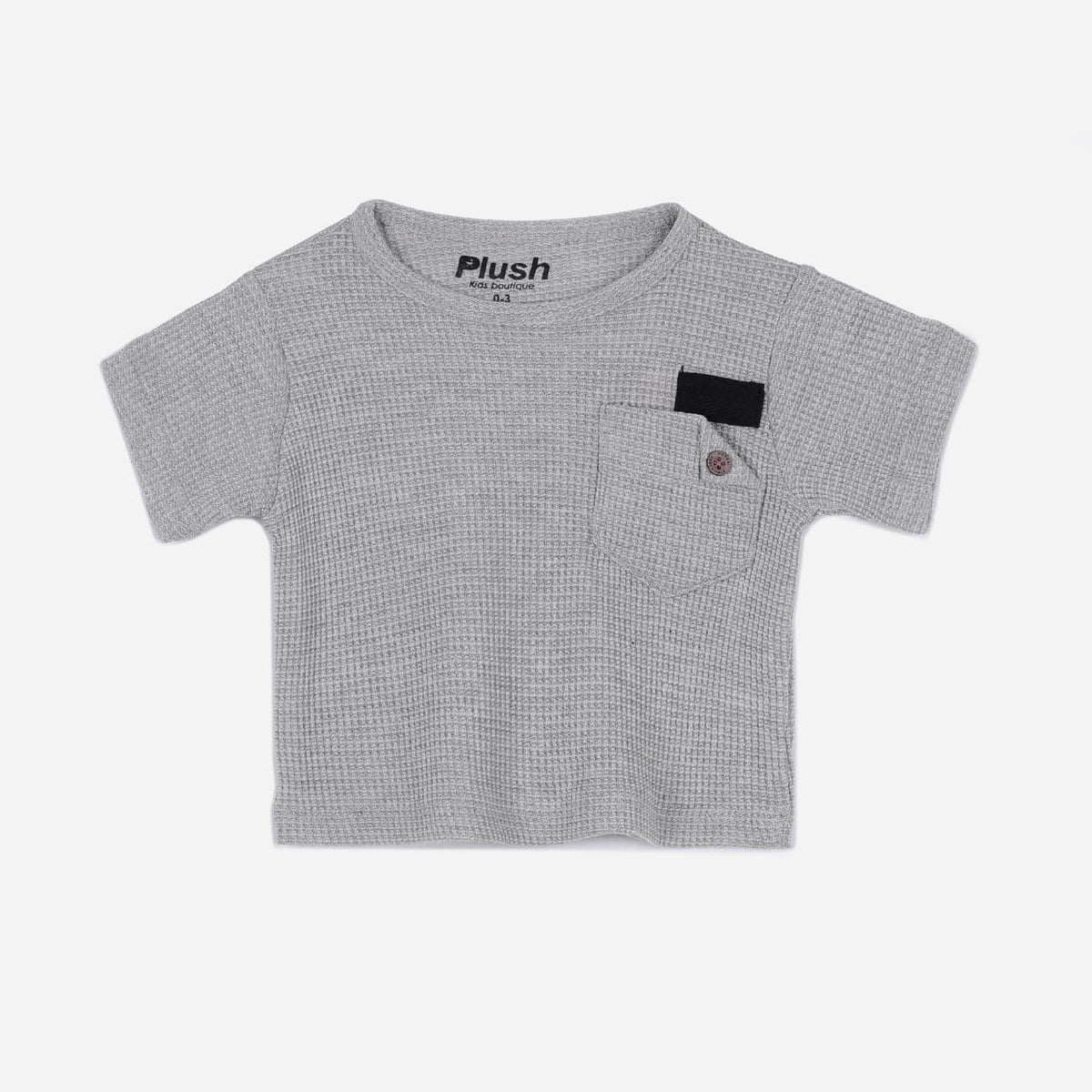 Plush-Waffle Textured Short Sets-Grey – Nifty.pk