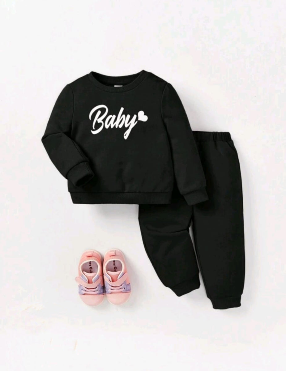 PLUSH-Night Suit - PJ set Black Baby – Nifty.pk